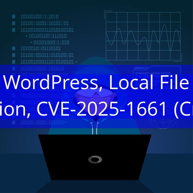 WordPress, Local File Inclusion, CVE-2025-1661 (Critical) - DailyCVE