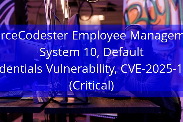 SourceCodester Employee Management System 10, Default Credentials ...