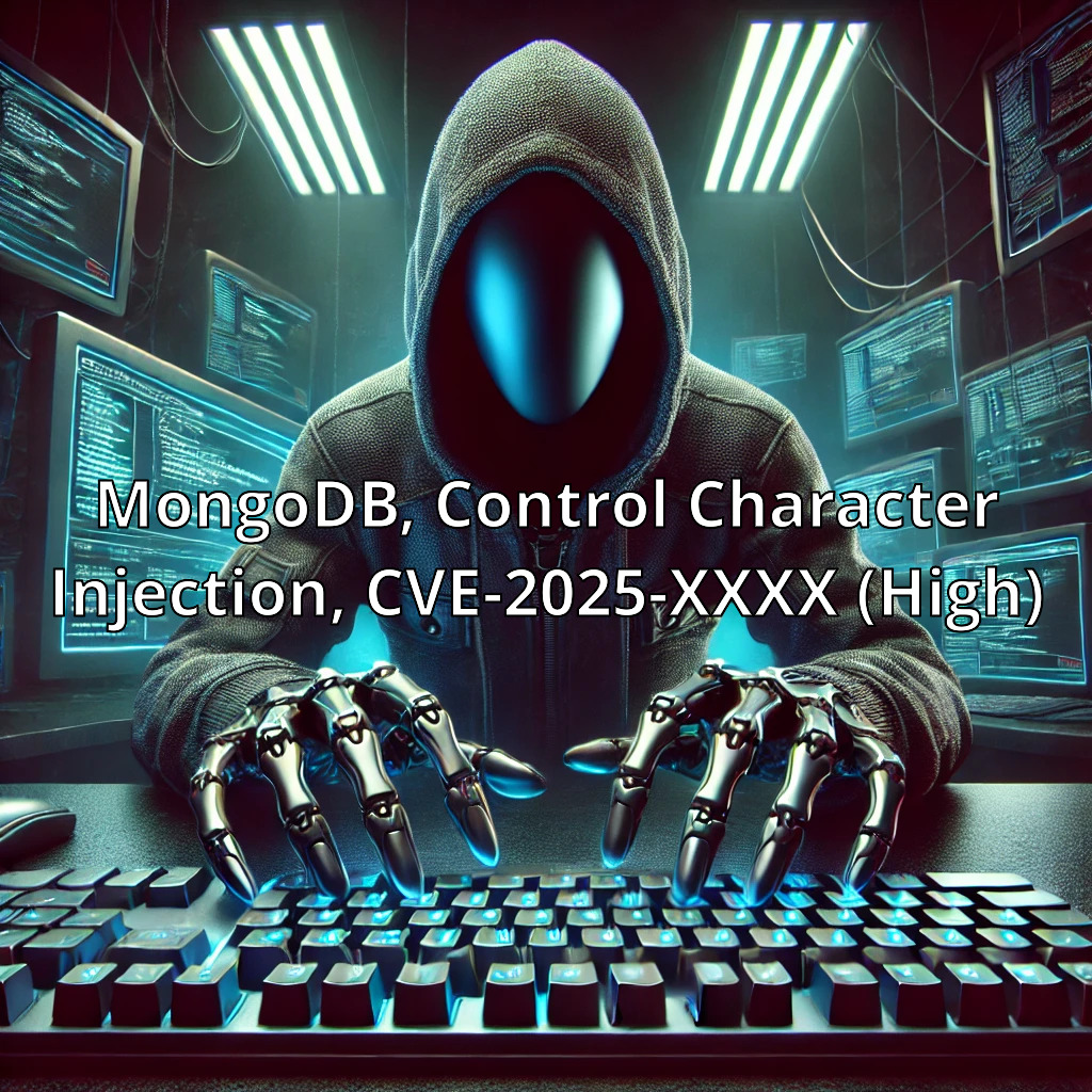 MongoDB, Control Character Injection, CVE-2025-XXXX (High) - DailyCVE