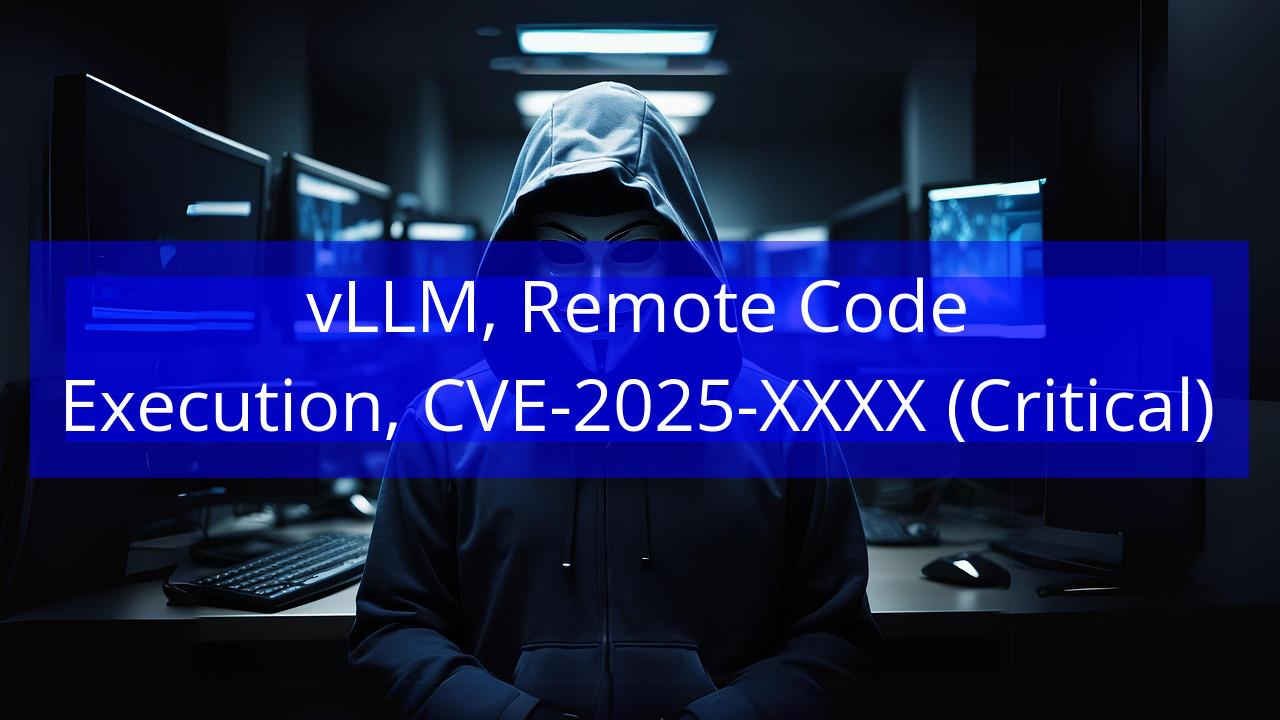 vLLM, Remote Code Execution, CVE-2025-XXXX (Critical) - DailyCVE